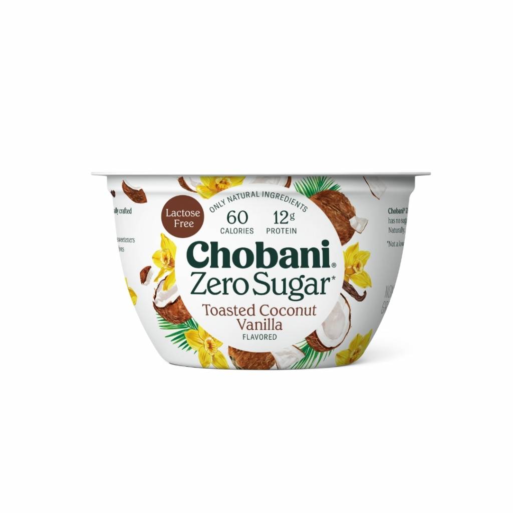 CHOBANI ZERO SUGAR TOASTED COCONUT VANILA – GENESA
